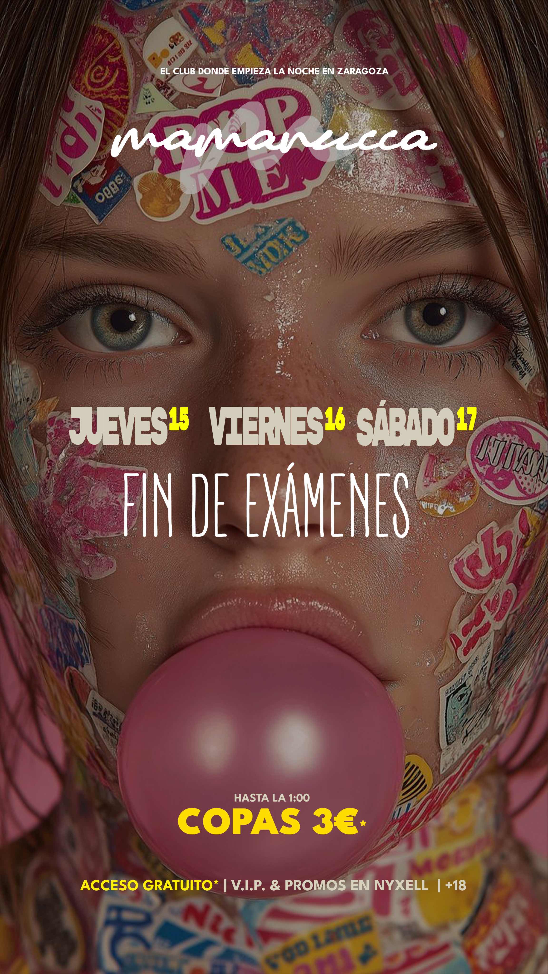 Mamanucca: Jueves 15 | FIN DE EXAMENES 📚